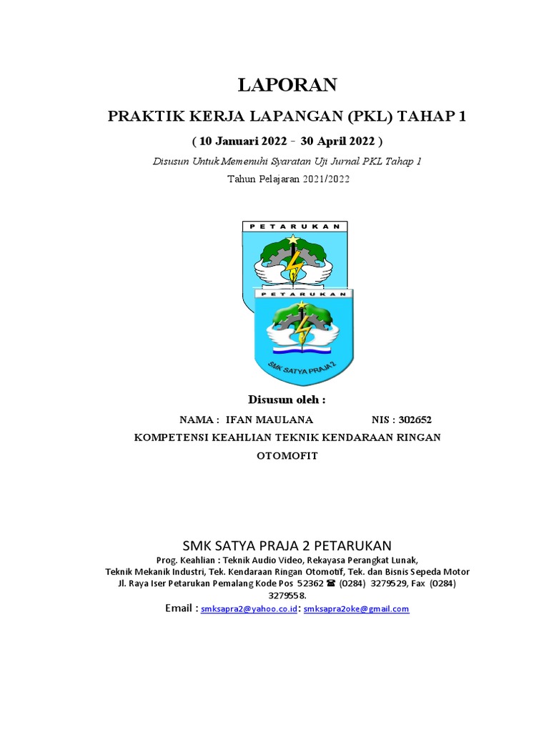 Contoh Laporan PKL Bidang RPL | PDF
