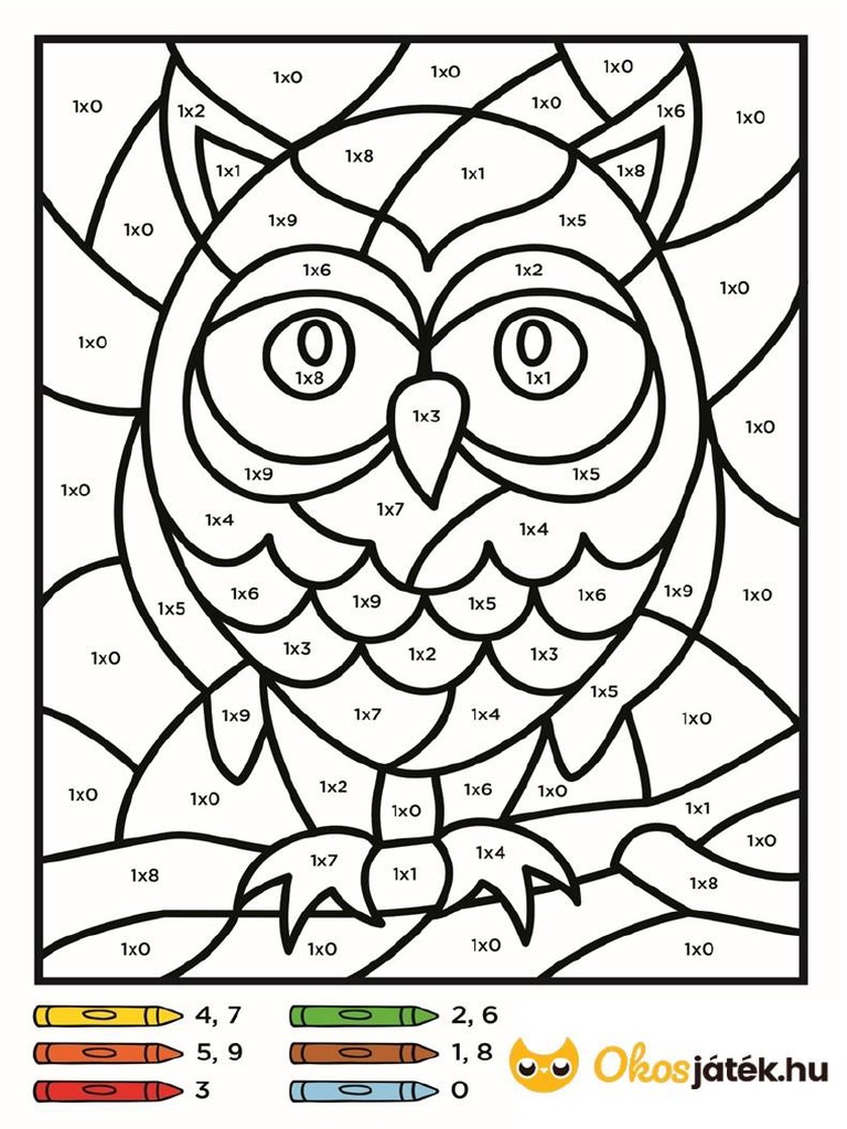 Baglyos Szorzo Szinezo | PDF