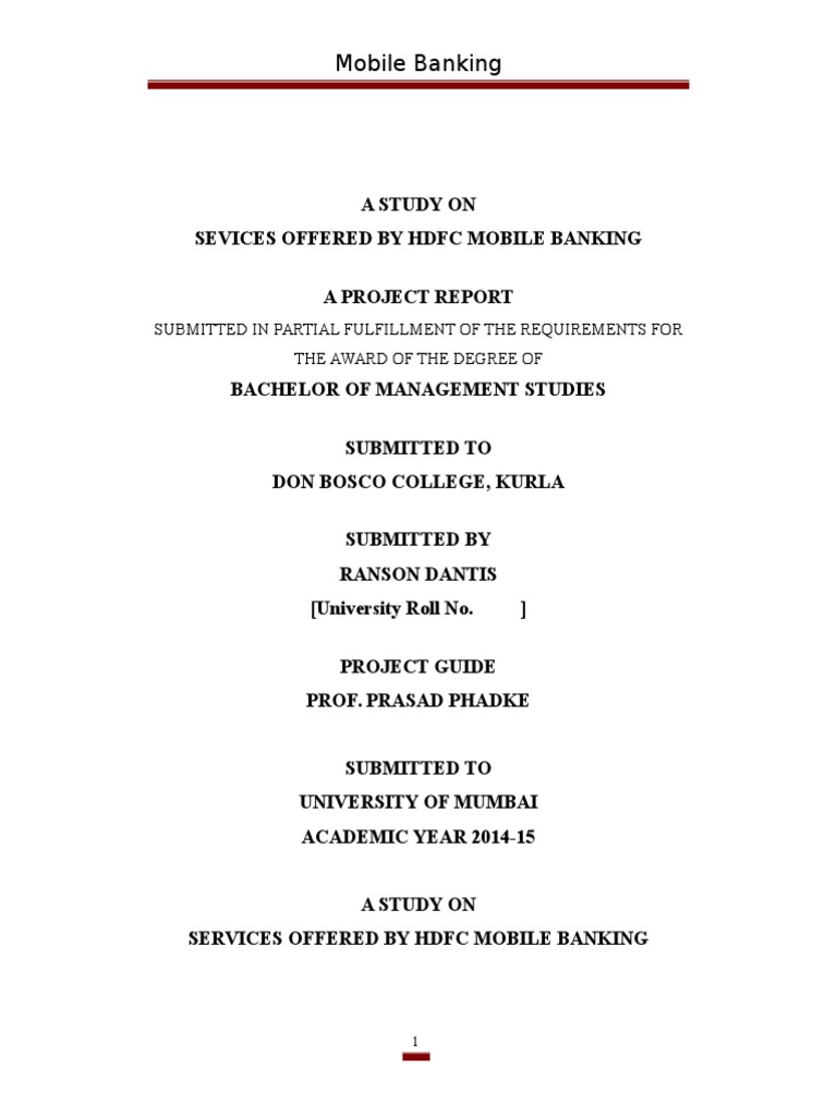 Ranson Dantis Project Black Book Tybms | PDF | Banks | Interactive Voice Response