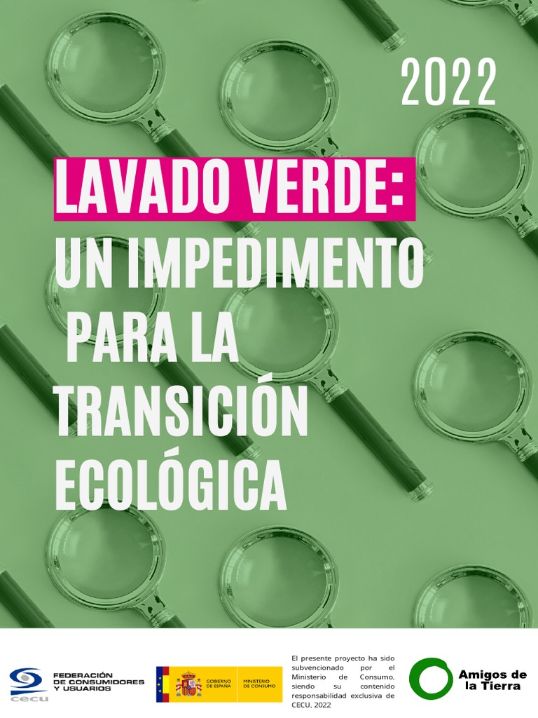 Lavado Verde Un Impedimento para La Transicion Ecologica - derechoAReparar 1 1 | PDF ...