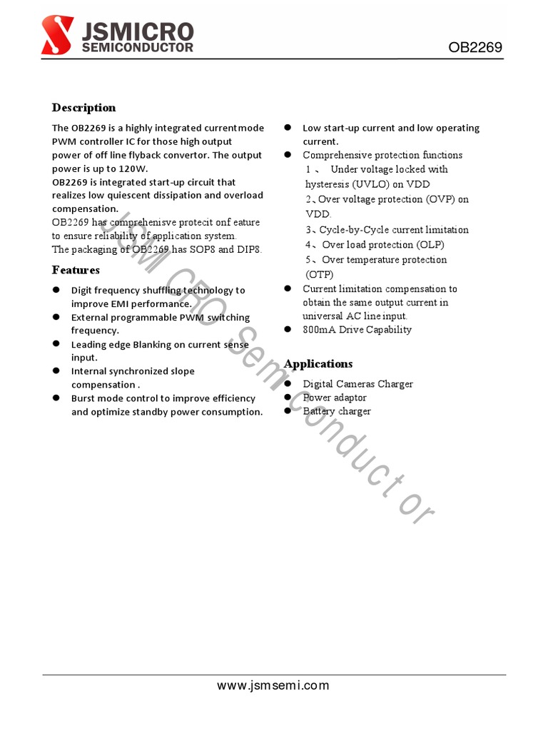 Ob 2269 | PDF | Resistor | Mosfet