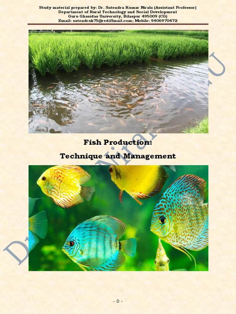 Ichthyology, Scope and Major Carps | PDF