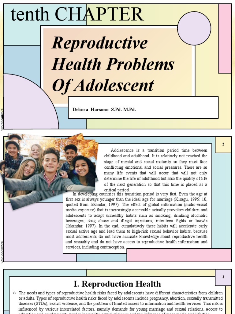 Materi 4 (Reproductive Health Problems For Adolescent) | PDF ...