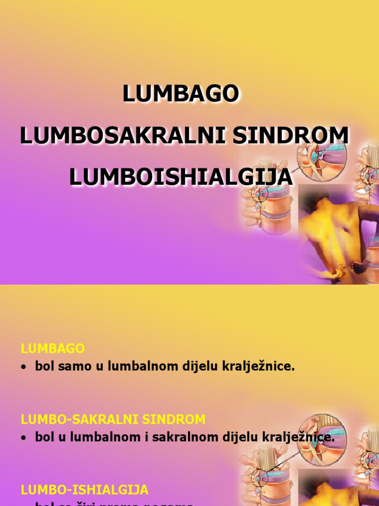 Lumbalni Bolni Sindrom3 | PDF