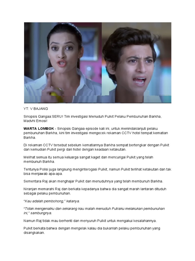 SP Gangaa 1 | PDF | Fiksi Misteri, Thriller, & Kejahatan