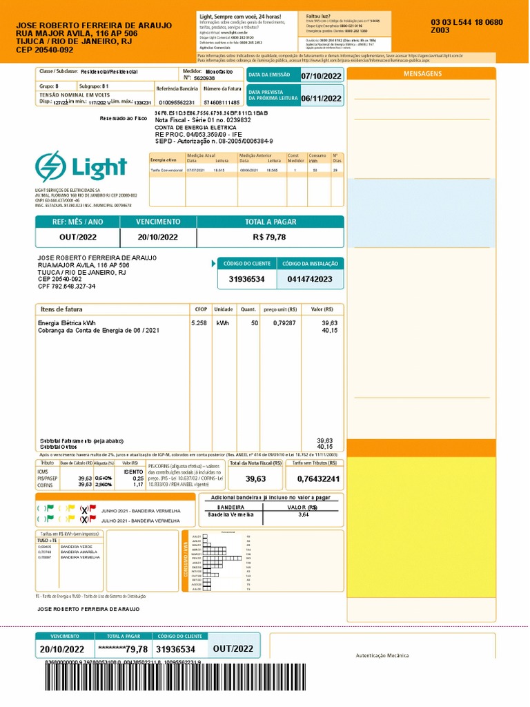 Modelo Comprovante-Residencia 1 | PDF