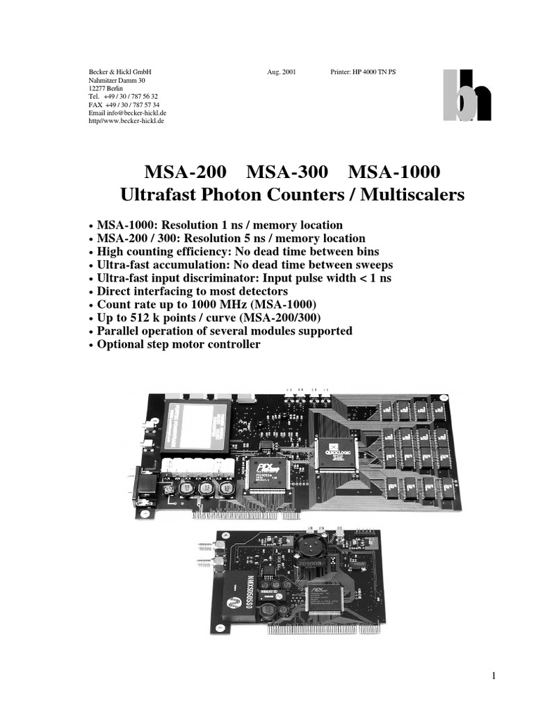Opm Msa300 | PDF | Time Of Flight Mass Spectrometry | Installation ...