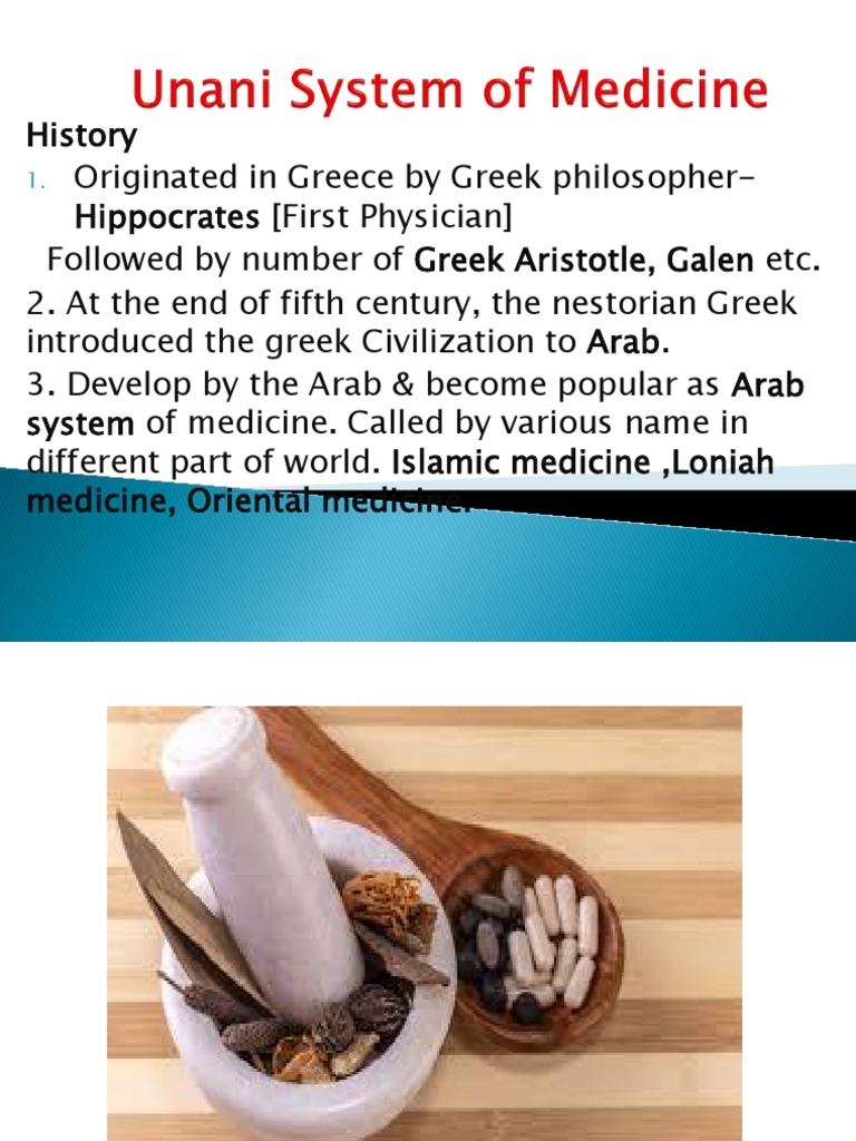 Unani System of Medicine | PDF | Health Care | Medical Specialties