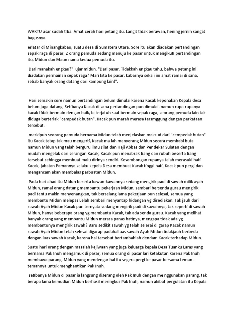 Ringkasan Novel Sengsara Membawa Nikmat Kisah Ini Berlatar Di ...