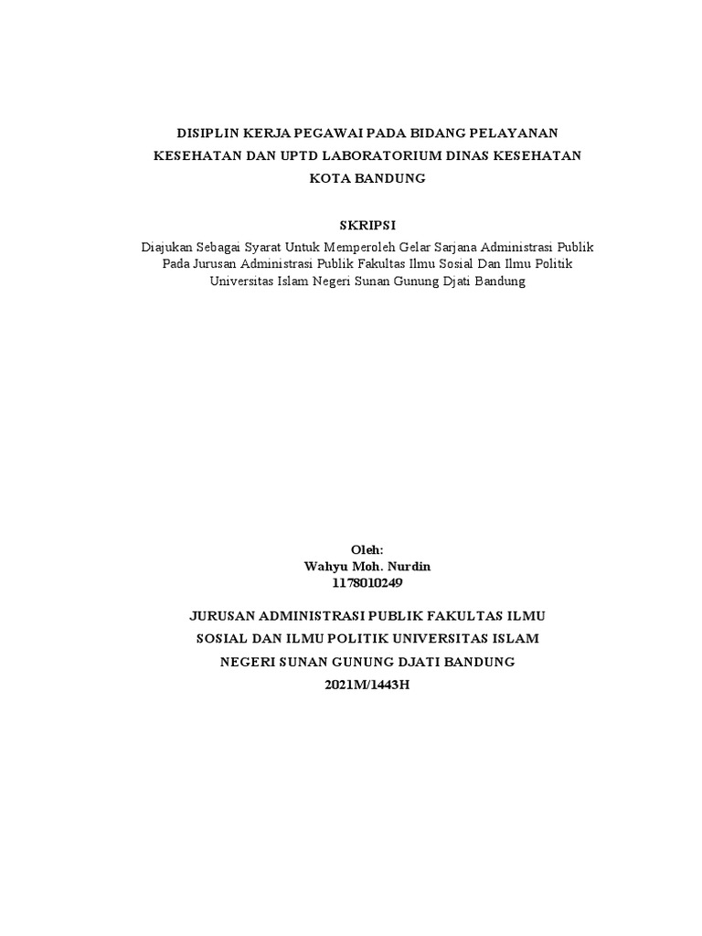 BUNDEL - SKRIPSI - FIx Punya Waluy | PDF | Karier & Perkembangan