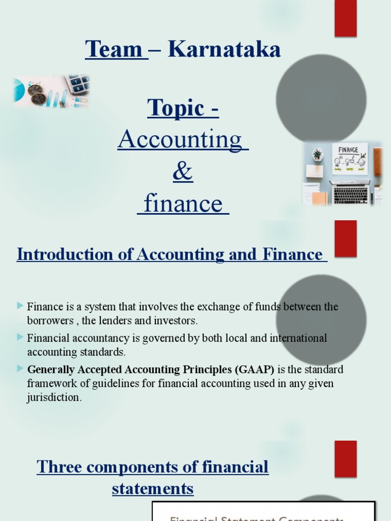 Introduction to Accounting and Finance | PDF | Accounting | Financial ...