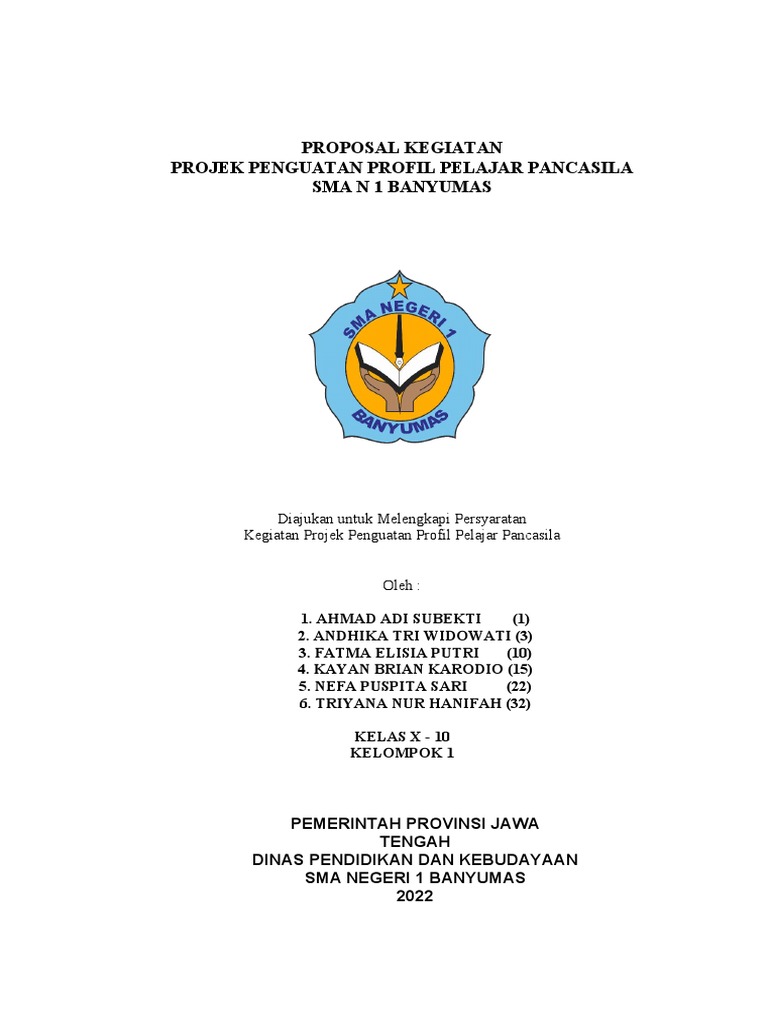 Proposal P5 Kelompok 1 | PDF