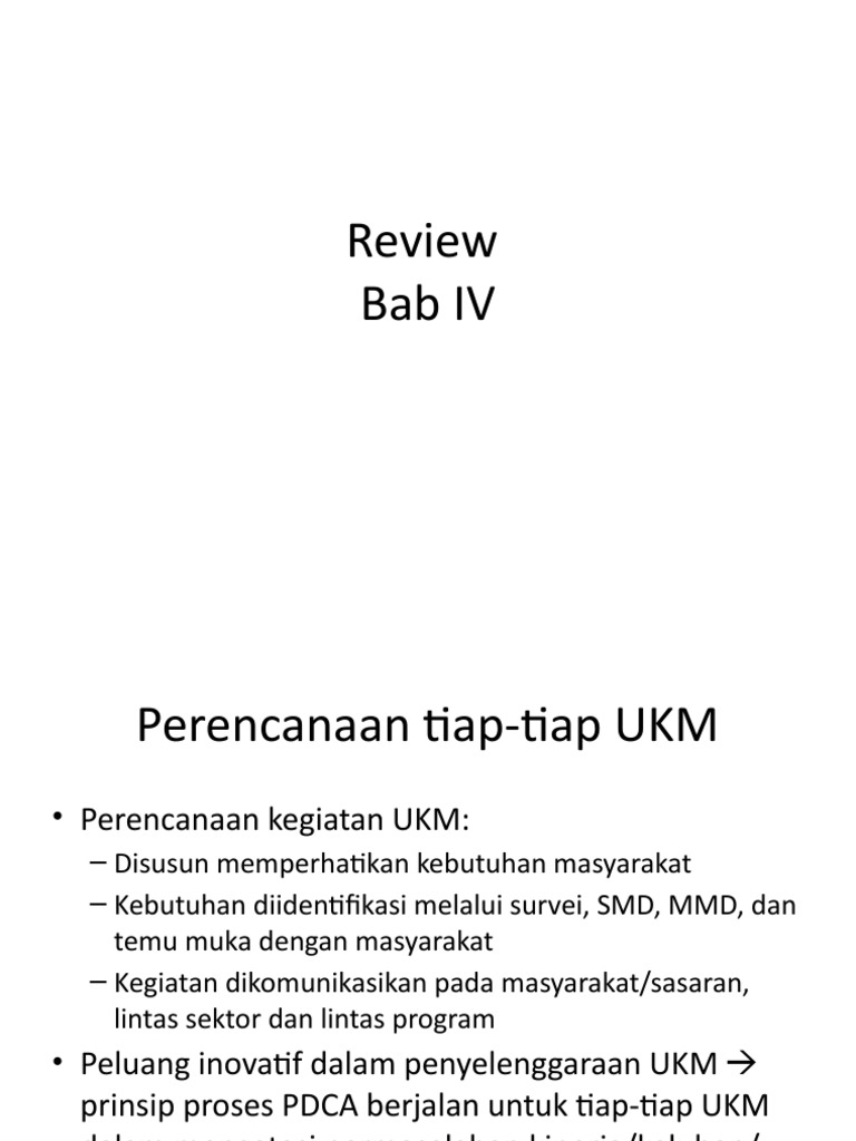 Review Bab IV Dan V | PDF | Bisnis