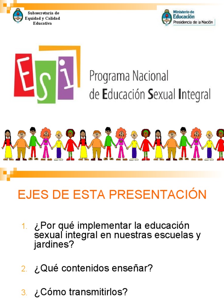 Presentacion Power Point de Esi | PDF | Educación sexual | Educación ...
