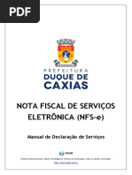 Guia de Emissão de NFS-e no GissOnline | PDF | Senha | Recibo