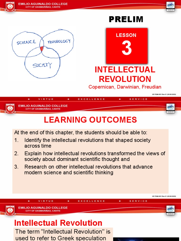 Intellectual Revolution - Copernican, Darwinian, Freudian | PDF | Id ...
