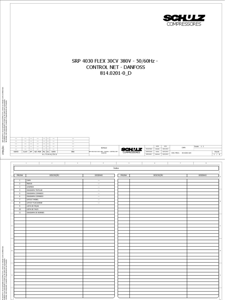 814.0201-0 SRP 4030 Flex 380V Control Net Danfoss FC101 | PDF ...