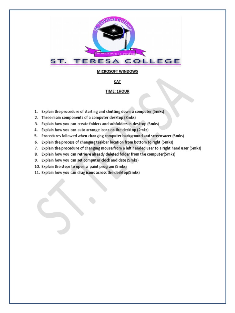 Microsoft Windows Cat | PDF