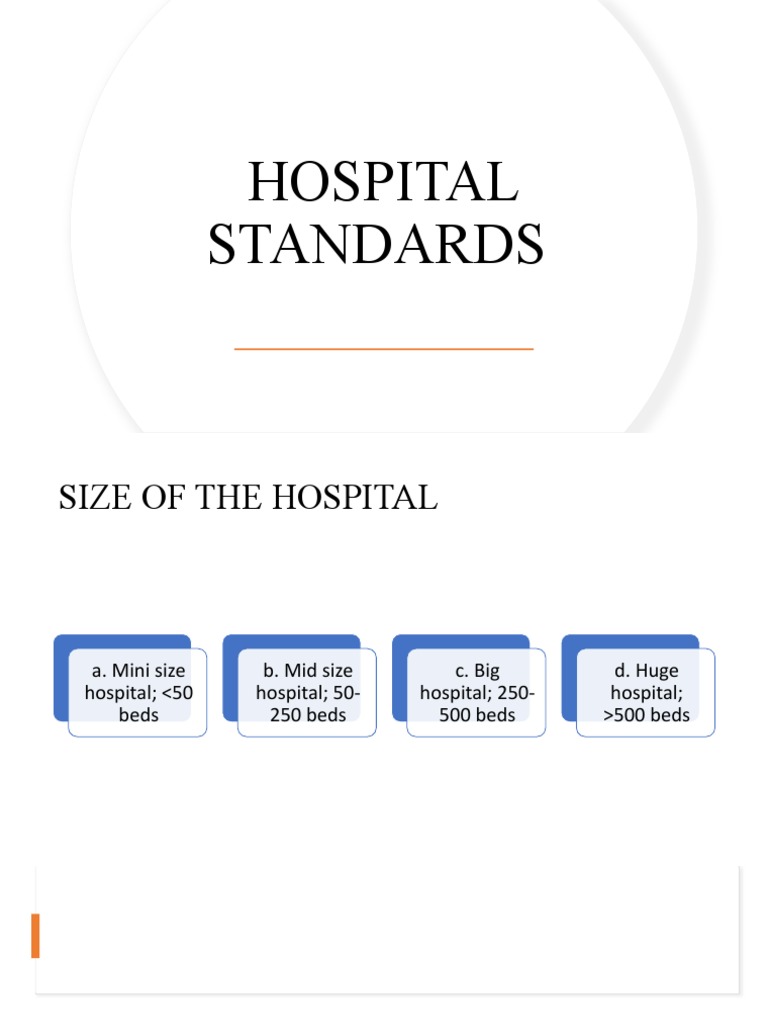 Hospital Standards and Requirements | PDF