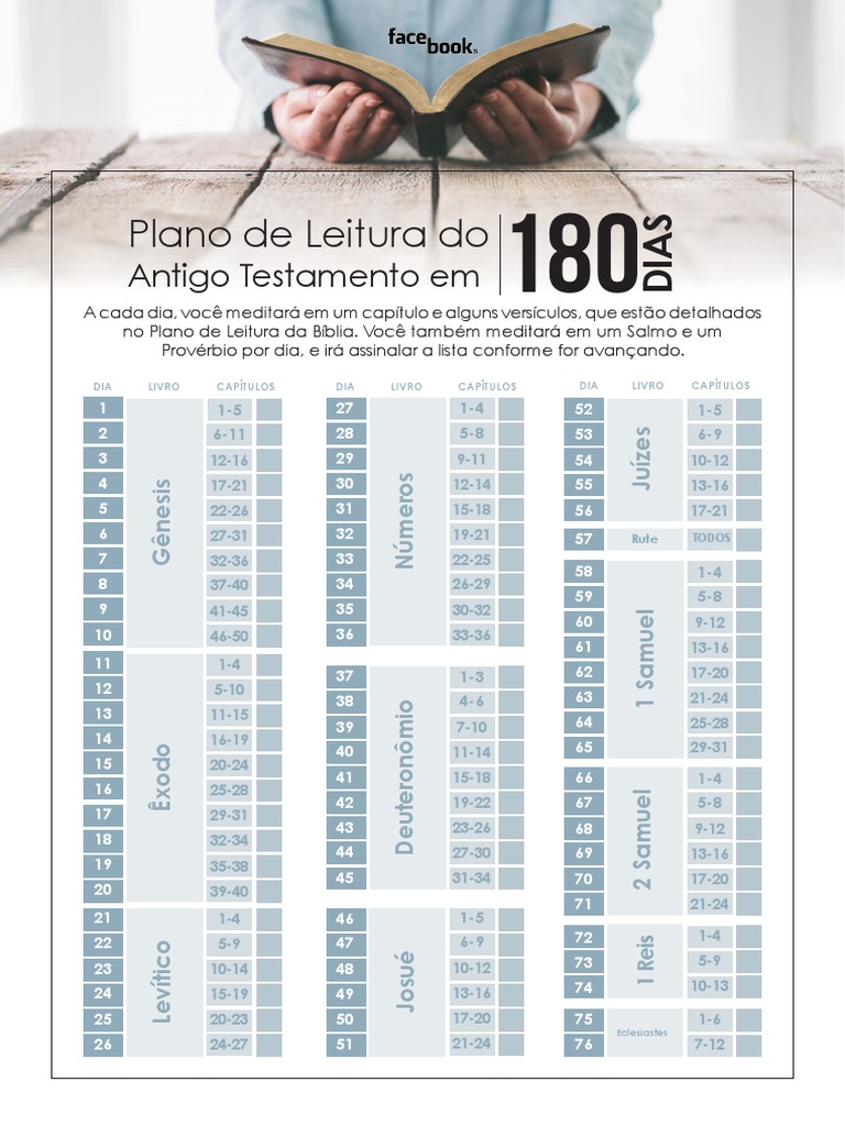 180 Day Bible Reading Plan Old Testament 2 | Download grátis PDF ... 180 Day Bible Reading Plan Old Testament 2 | Download grátis PDF ...