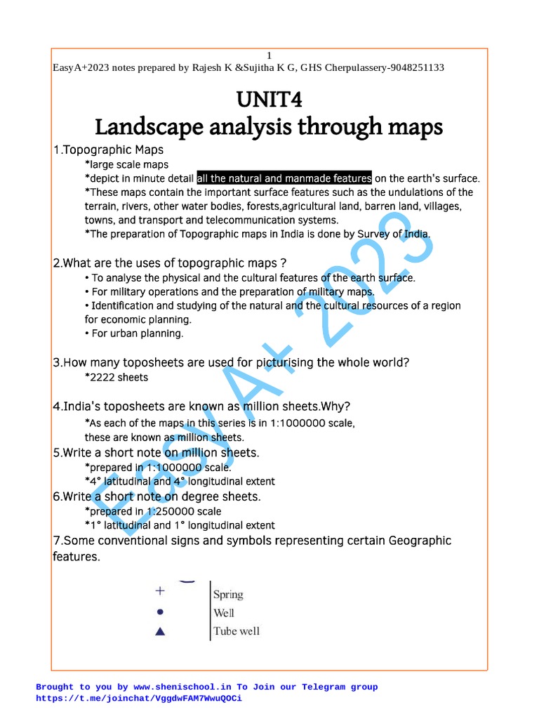 Topographic Maps Guide for Students | PDF | Topography | Map