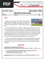 House Vocabulary and Chores Guide | PDF | Bedroom | Room