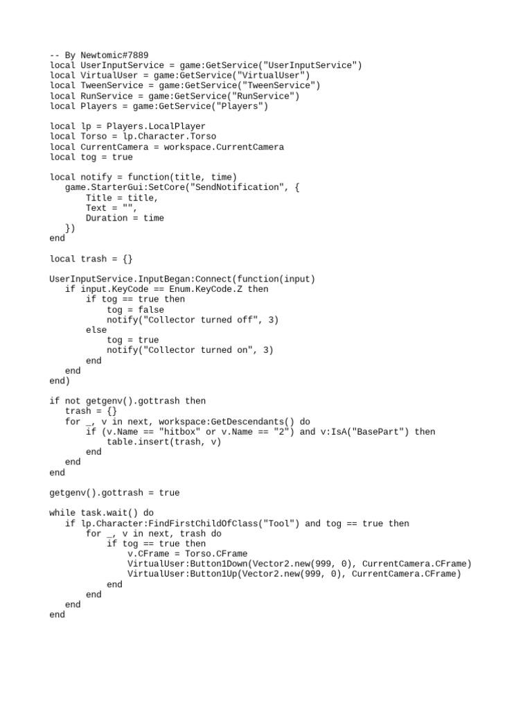 Live in A Back Alley Simulator (Beta) SEMI AUTO TRASH COLLECTOR | PDF