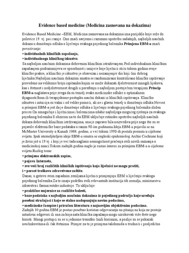 Biomed Temelji | PDF