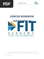 SAP B1 Exercise Workbook | PDF | Databases | Relational Database