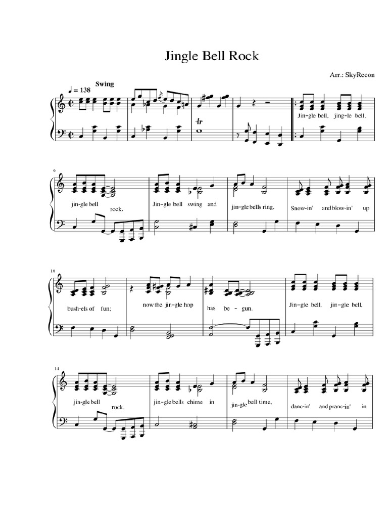 Jingle Bell Rock Sheets | PDF