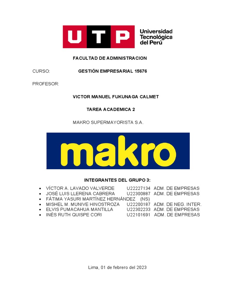 Trabajo Makro Gestion Modificado | PDF | Poder (social y político) | Gestión de recursos humanos