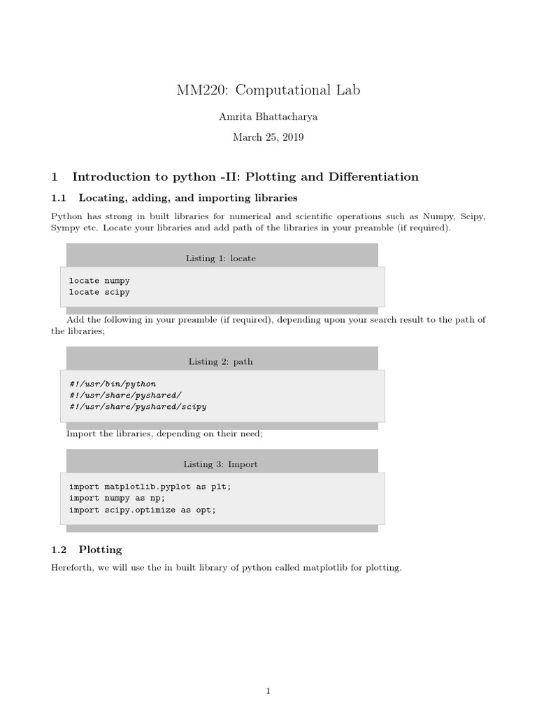 Assigment Python 2 | PDF | Computer Programming | Computational Science Assigment Python 2 | PDF | Computer Programming | Computational Science