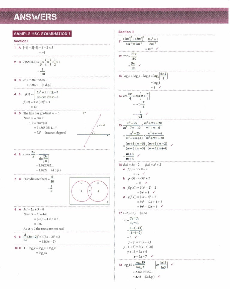 Excel Study Guide - Solutions 1 | PDF | Geometry