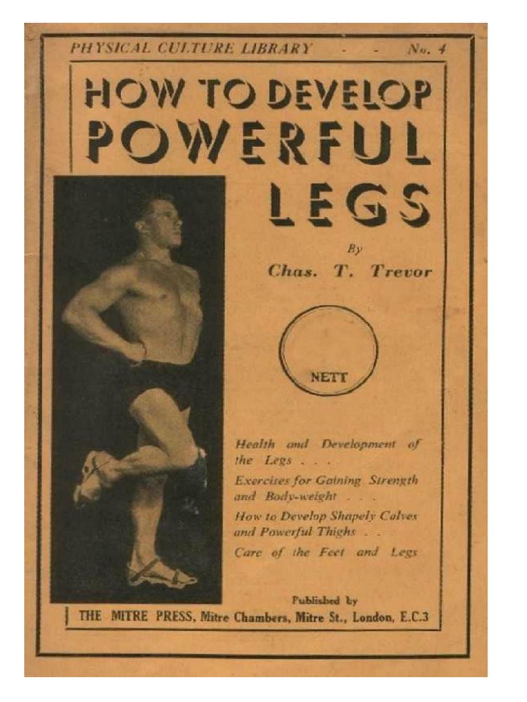 How To Develop Powerful Legs by Chas T | PDF