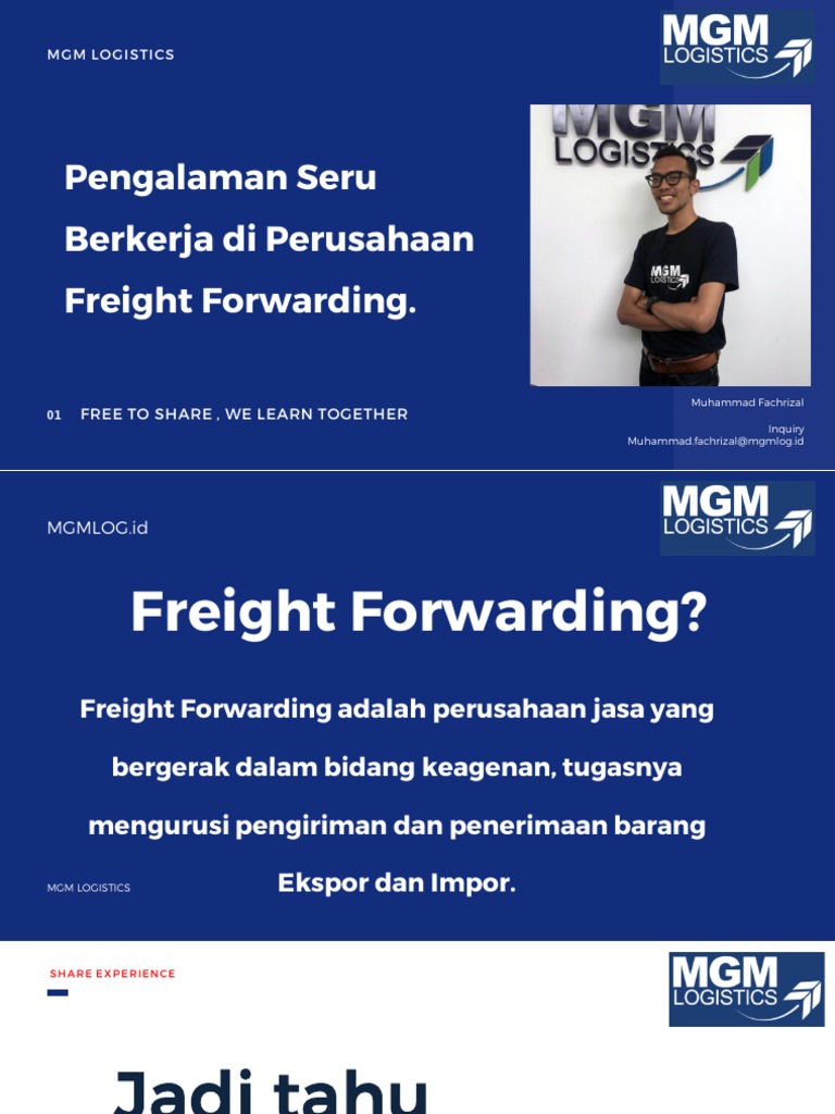 Pengalaman Seru Berkerja Di Perusahaan Freight Forwarding | PDF