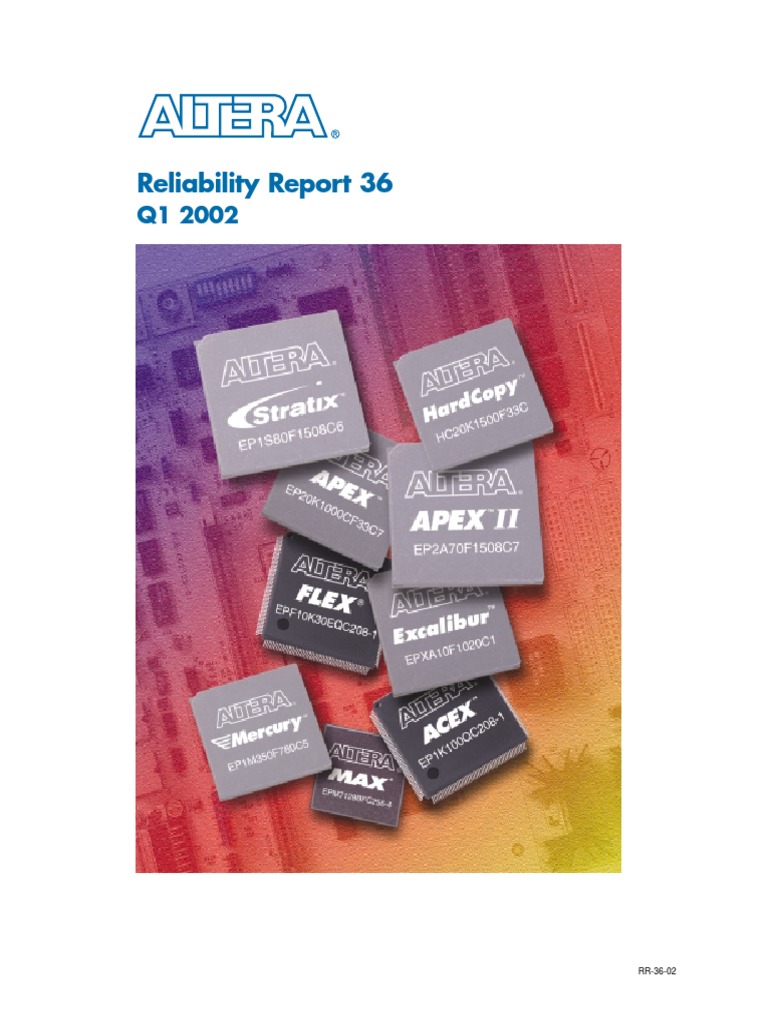 Reliability Report Q1 2002 Overview and Methodology | PDF | Iso 9000 ...