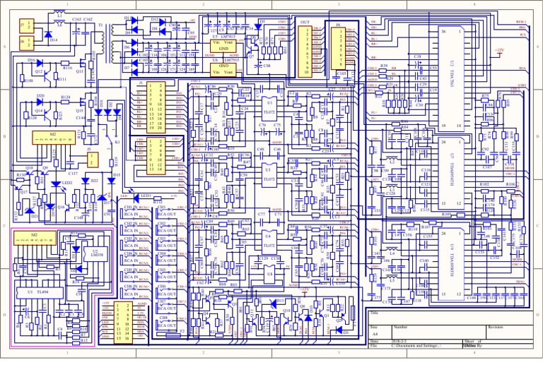 MDA800.PRO Schematic - MAIN Board | PDF