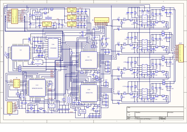 MDA800.PRO Schematic - DSP Board | PDF