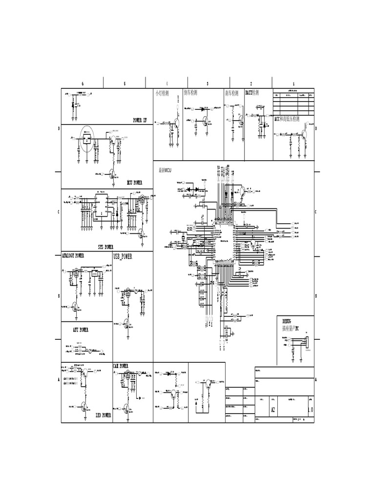 LED TV Power and Schematic Diagram | PDF