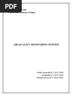 IoT Project Report (Air Quality Monitoring System With Arduino) | PDF ...