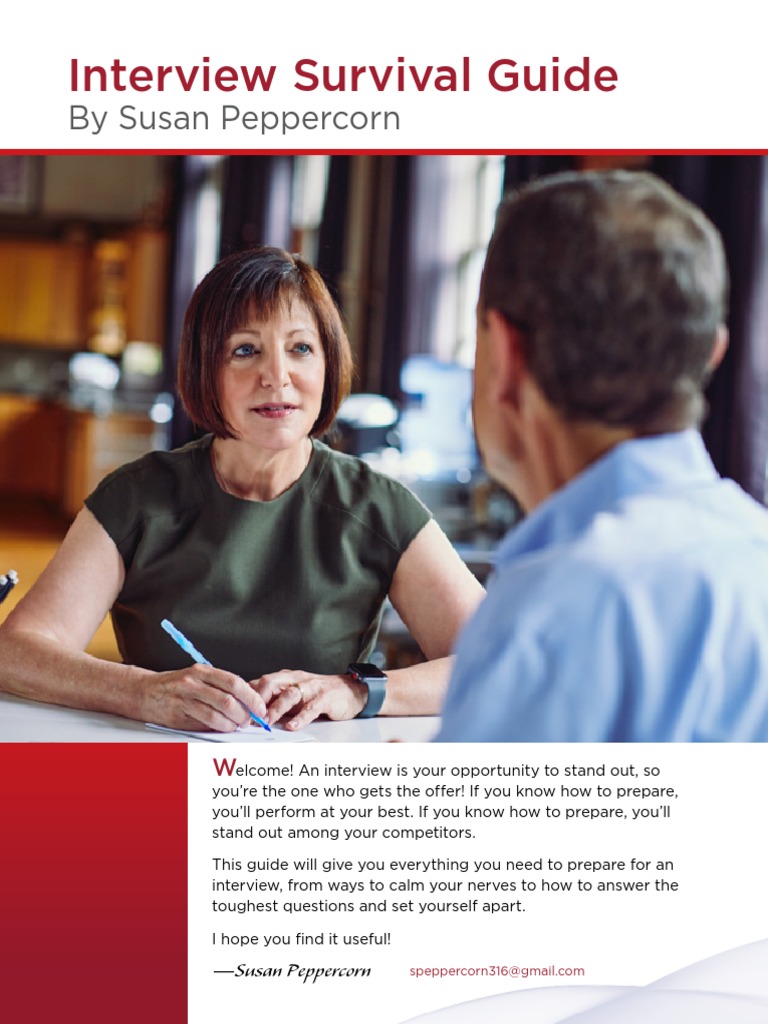 Interview Survival Guide | PDF | Job Interview Interview Survival Guide | PDF | Job Interview