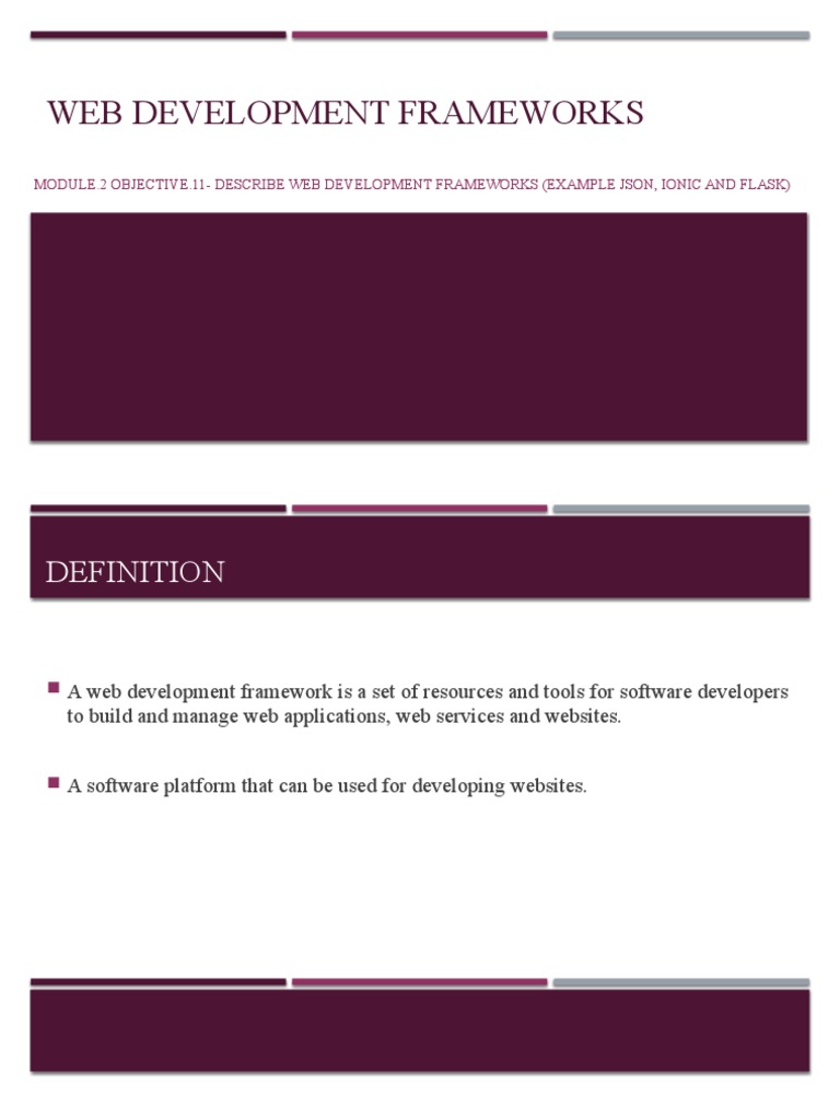 Web Development Frameworks | PDF