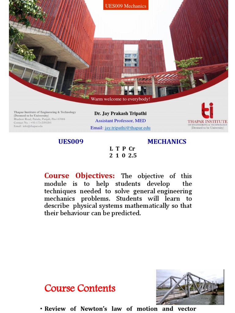 Lectures 1-6 - Particle Equilibrium | Download Free PDF | Force | Euclidean Vector