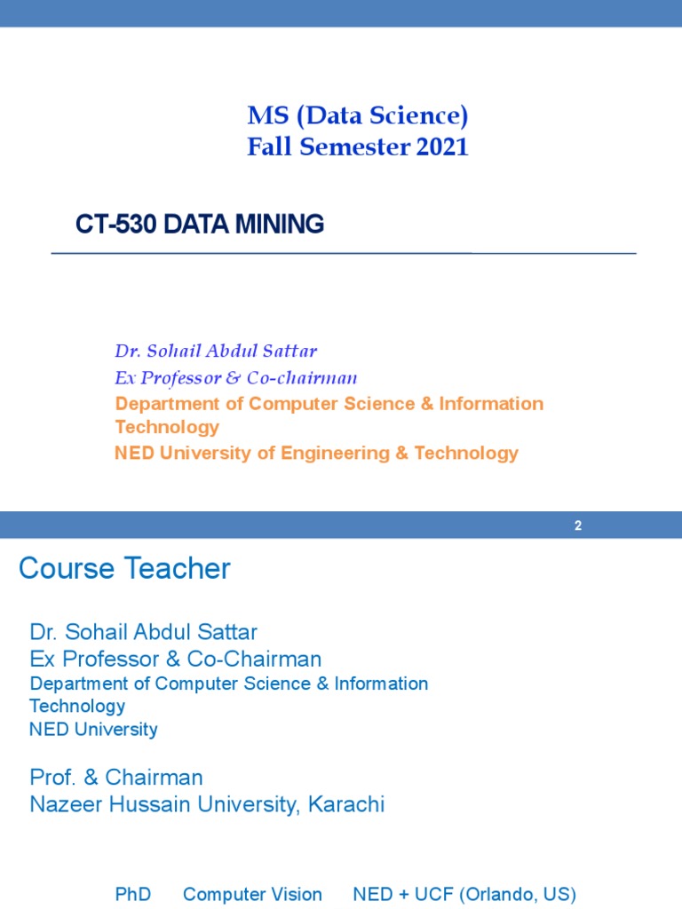 Datamining Lect 1 | PDF | Data | Data Mining