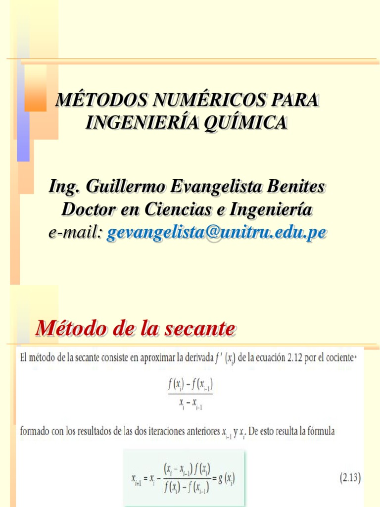 T2 - Secante - Posición Falsa - Bisección | PDF