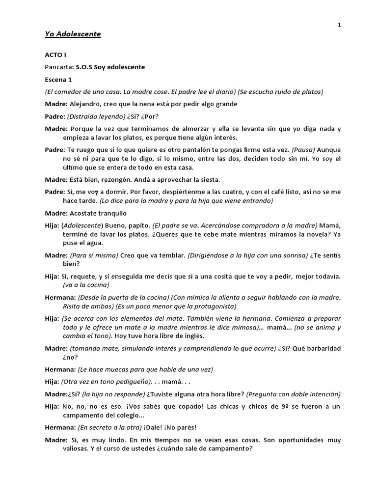 Yo Adolescente | PDF | Bailes