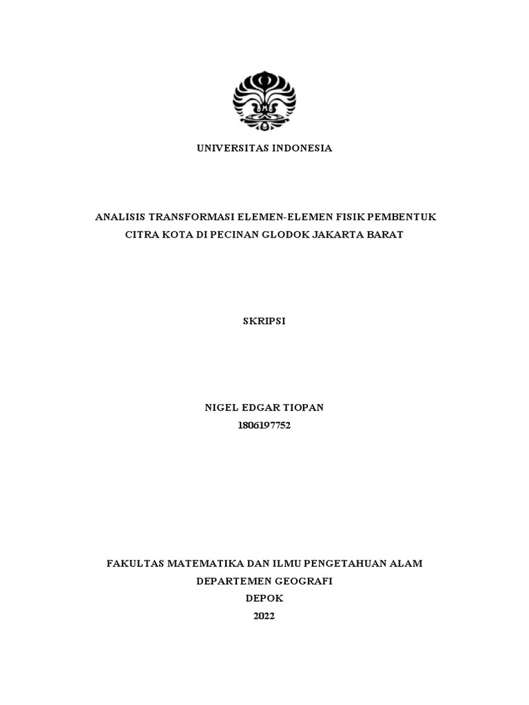 Skripsi - Nigel Edgar Tiopan - Analisis Transformasi Elemen-Elemen ...