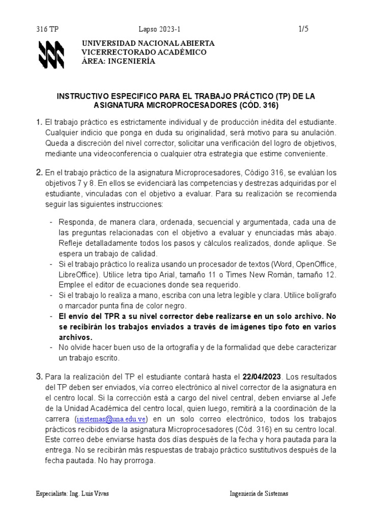 TP 316 2023-1 | PDF | Programa de computadora | Programación