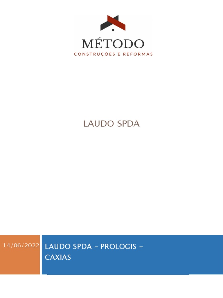 Laudo SPDA - Caxias 2022 | PDF | Condutor elétrico | Corrosão