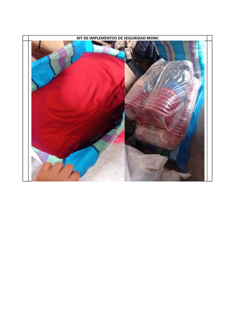 Kit de Implementos de Seguridad Monc | PDF